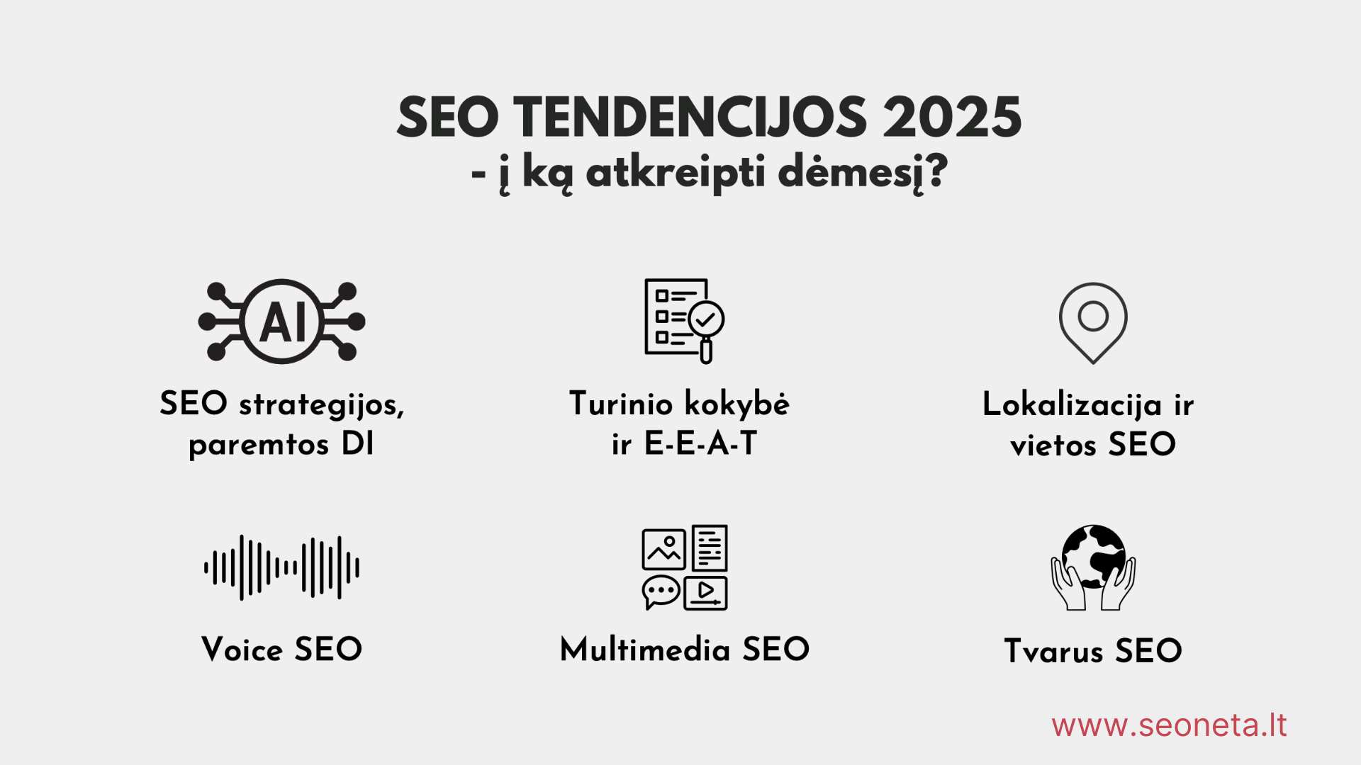SEO tendencijos 2025